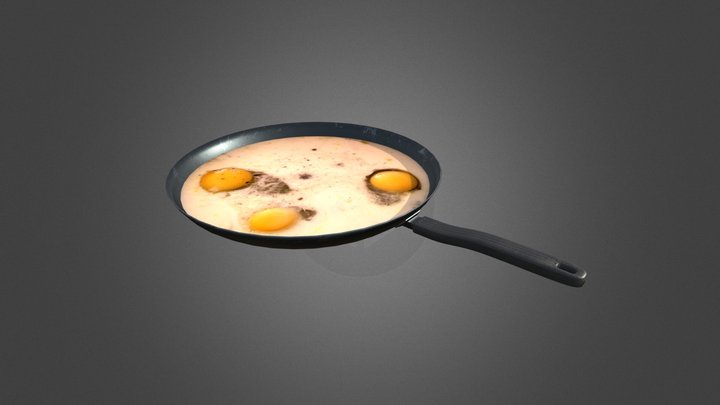 Frying-pan 3D models - Sketchfab