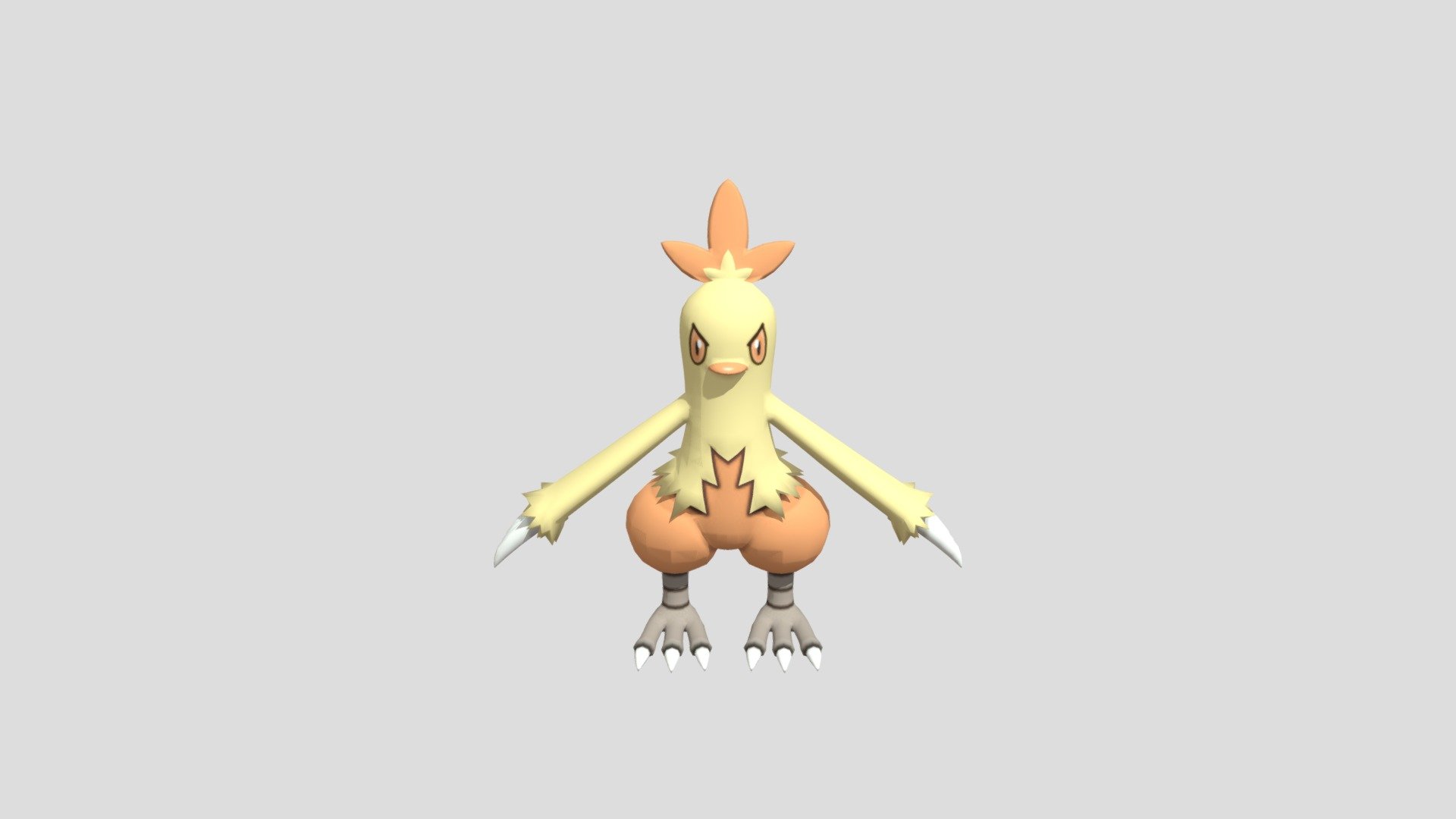 Combusken - Download Free 3D model by nguyenlouis32 [9a48186] - Sketchfab