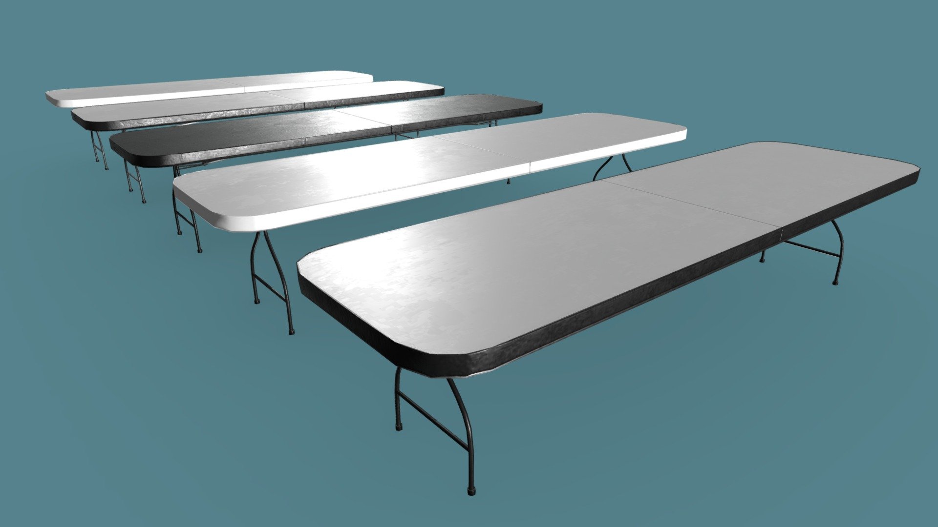 Folding Tables - Download Free 3D model by Jesus Fernandez Garcia ...