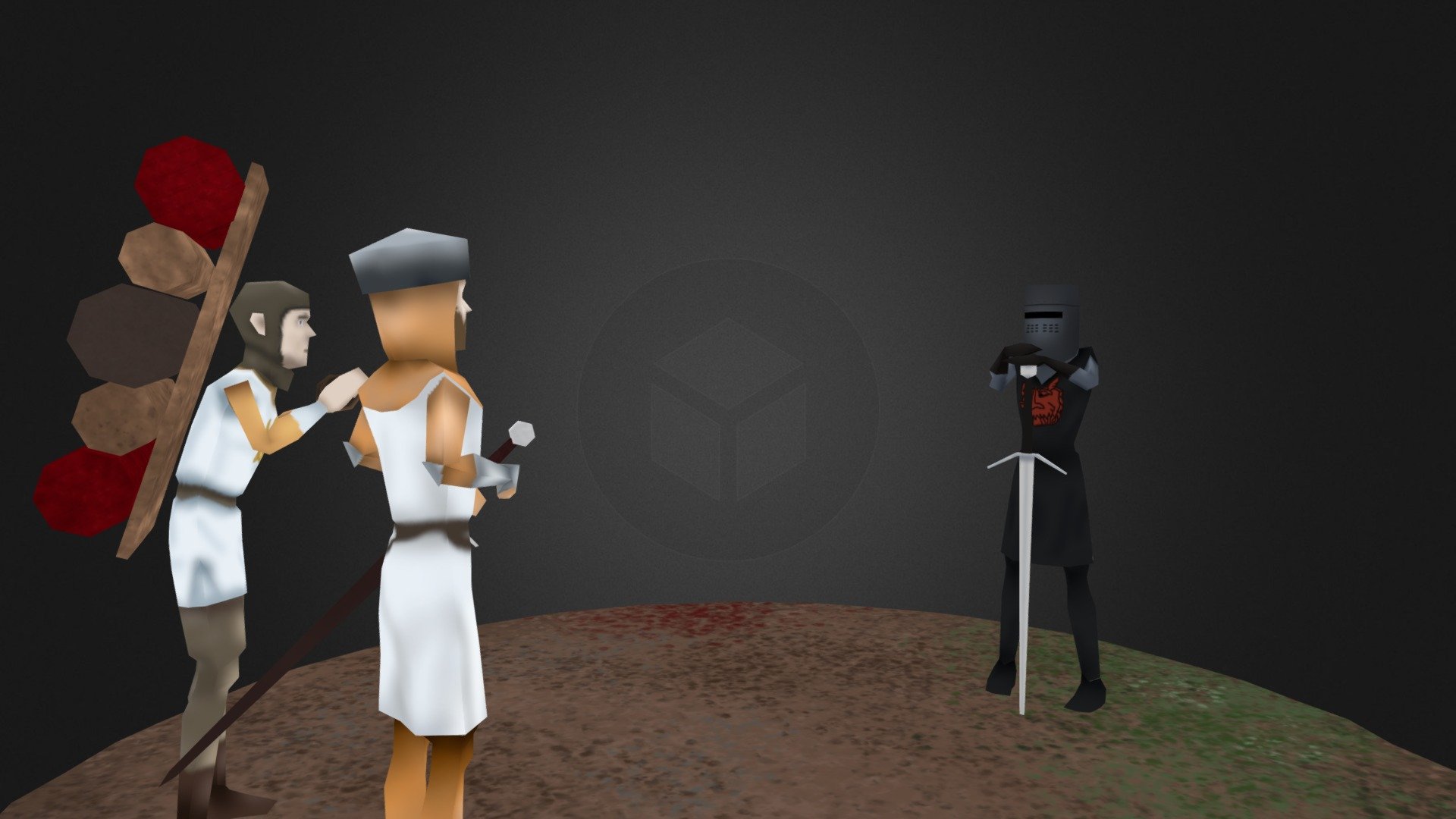 Monty Python And The Holy Grail Diorama - 3D model by Arlindo Jacuniak ...