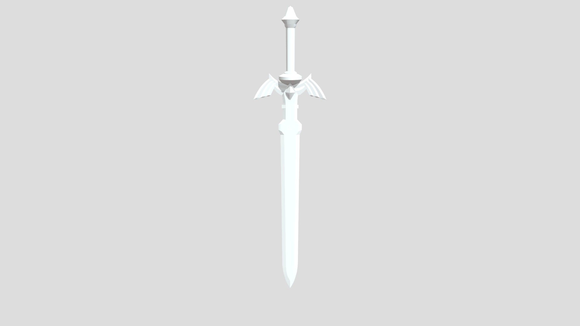 Master Sword 3D model updated - Download Free 3D model by ALunaNS ...