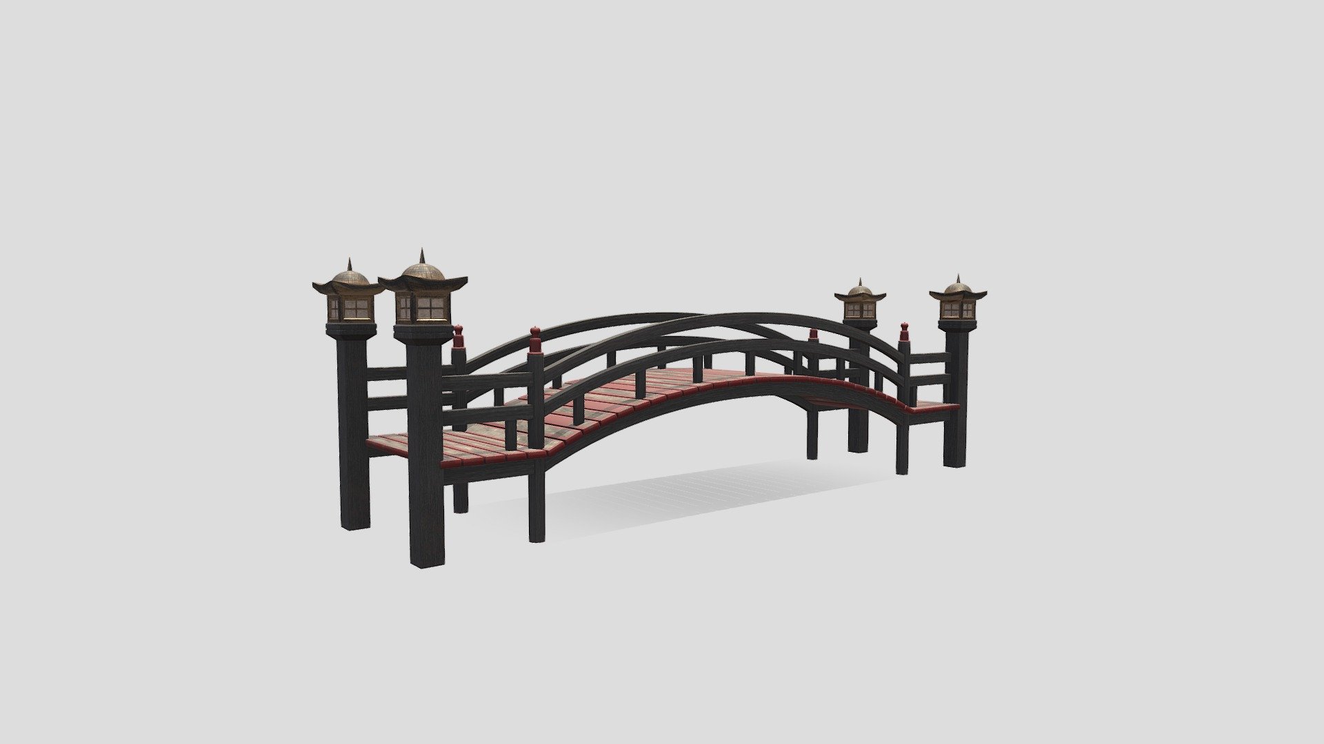 Japanese Bridge - Buy Royalty Free 3D model by Noonckat [9a52c3a ...