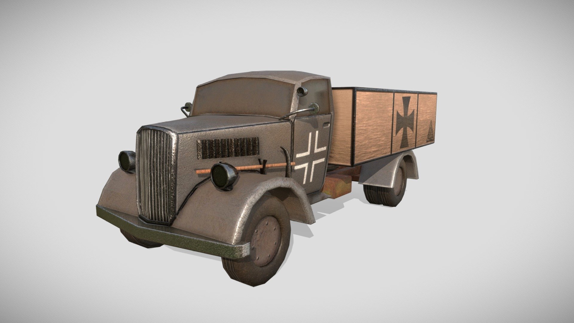Opel Blitz - 3D model by Federico Oviedo (@Federico.Oviedo) [9a52e86 ...