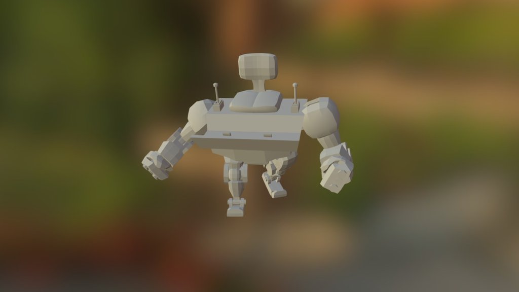 Punch Mech - 3D model by Twabbis [9a53d1e] - Sketchfab