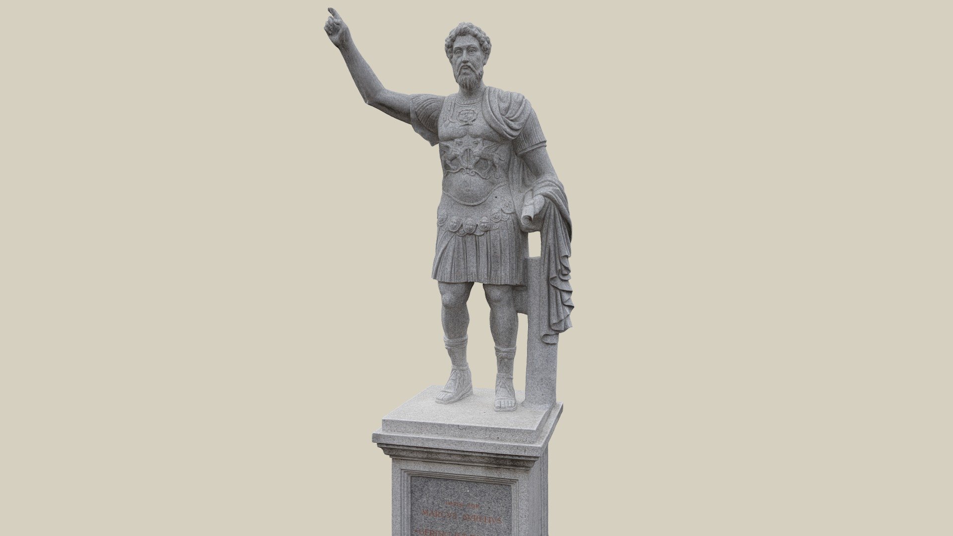 Marc Aurel - 3D model by noe-3d.at (@www.noe-3d.at) [9a546c6] - Sketchfab