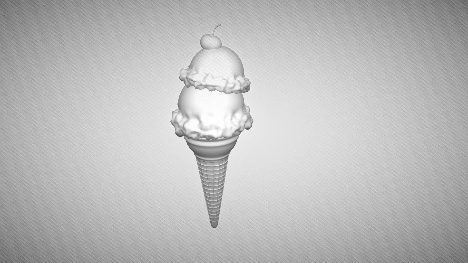 Ice Cream - 3D model by Ekaterina (@kattynote) [9a550b9] - Sketchfab