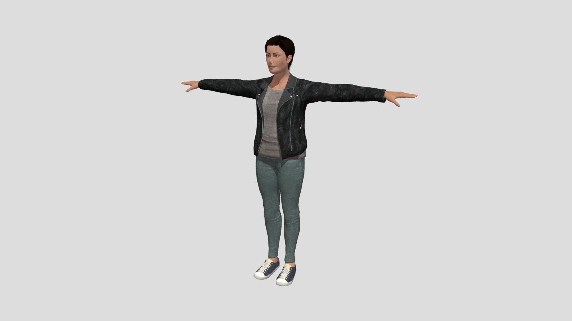 Jessica - LOD Lady character - Download Free 3D model by Egunoff ...