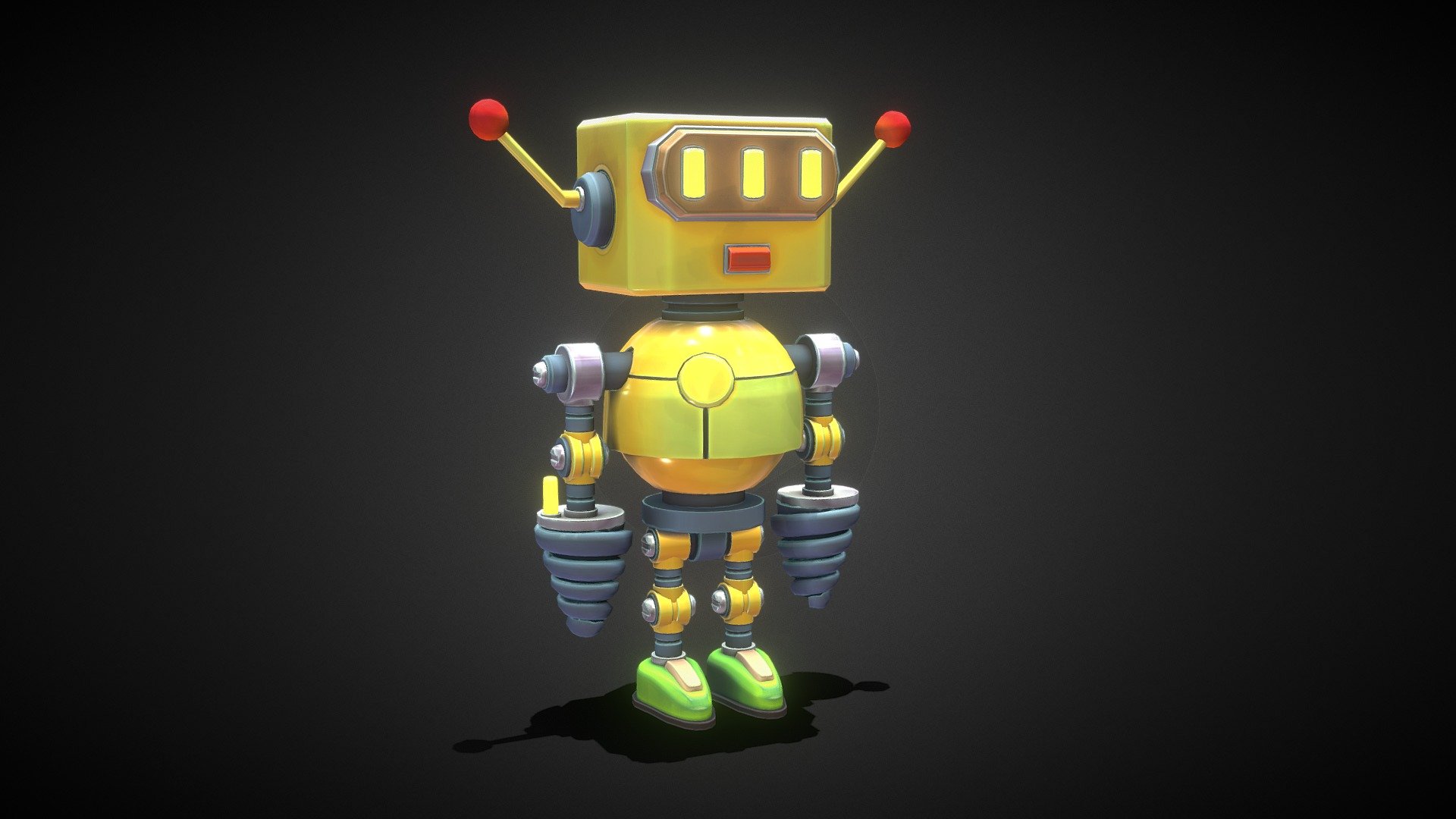 Stylized Robot 6 63 The Hot - Buy Royalty Free 3D model by paburoviii ...