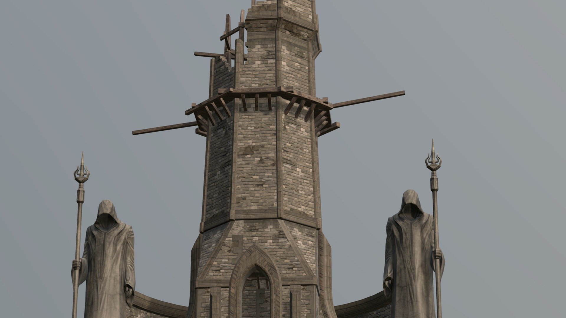 Ruined tower - 3D model by Thomas Binder (@bindertom61) [9a56cc9 ...