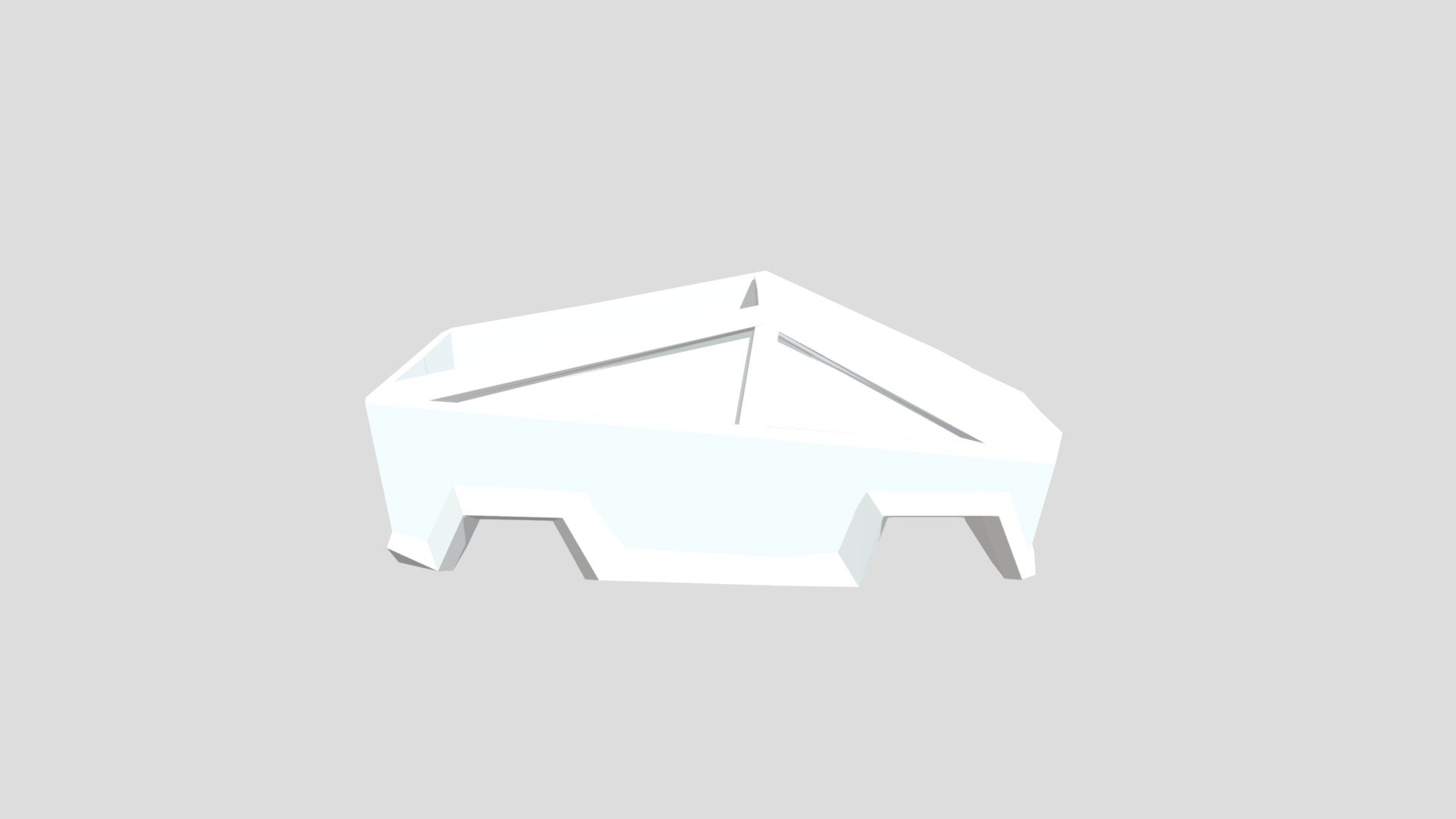 Low poly tesla cybertruck - Download Free 3D model by Juan G-09 ...