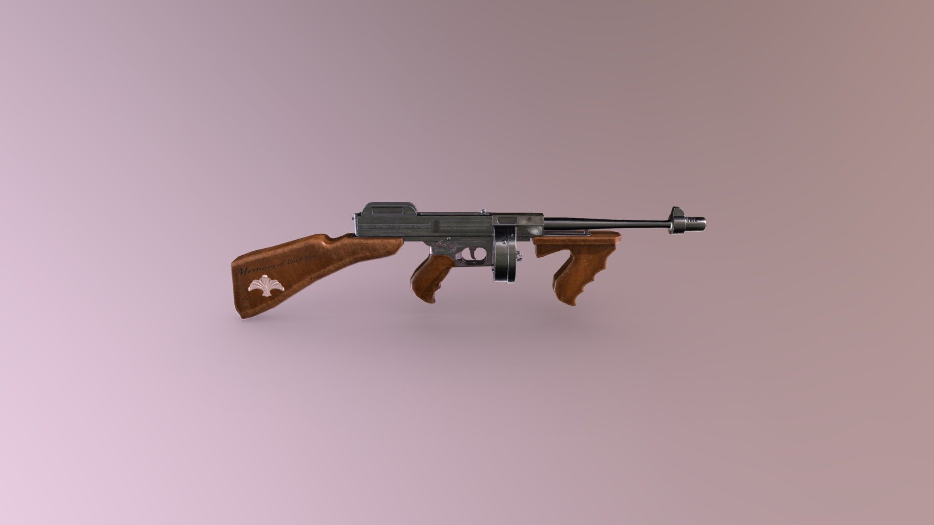 Thompson Gun - Download Free 3D model by DoubleBarrell [9a59500 ...