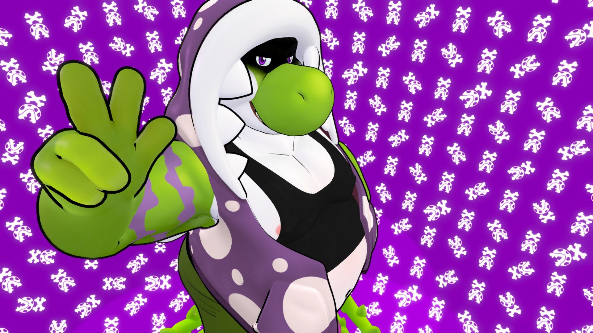 Veni - Poison Piranha Yoshi - 3D model by Zopzop [9a59895] - Sketchfab