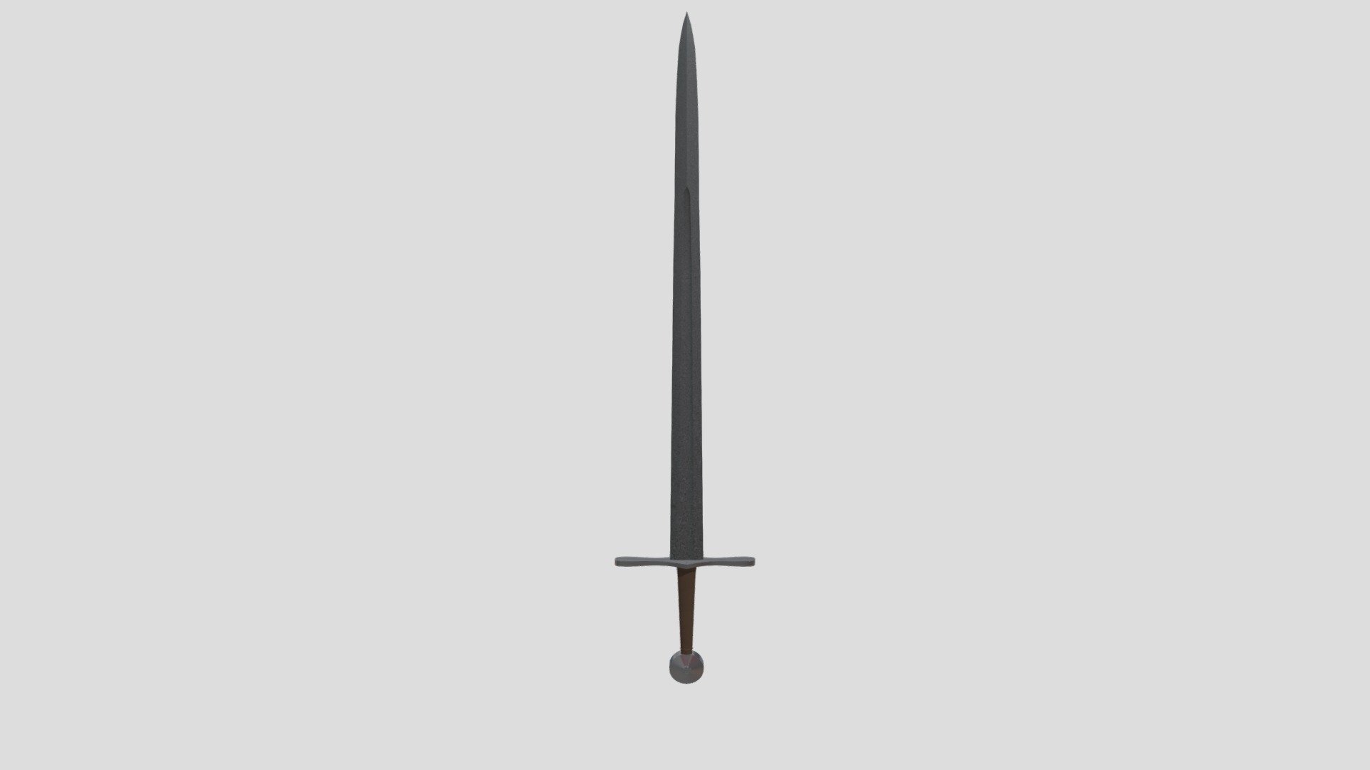 Two-handed damascus templar sword - 3D model by hunhow (@_hunhow ...