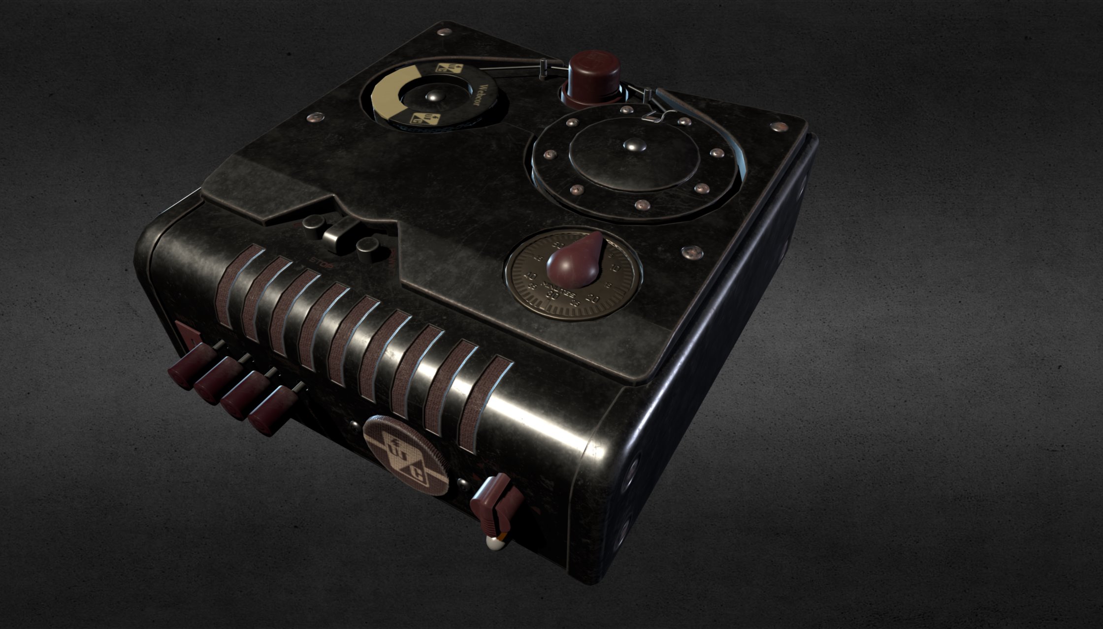 Wire Recorder - 3D model by fraggames [9a5c6f8] - Sketchfab