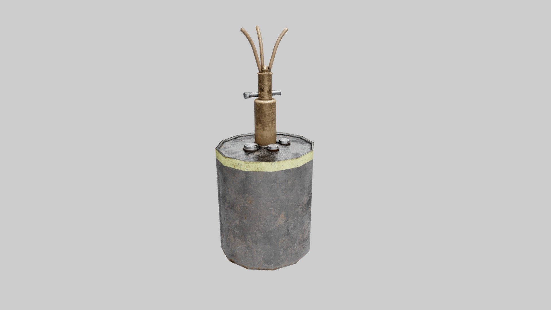 World War 2 Bouncing Betty/S-mine - 3D model by kellyn holden ...