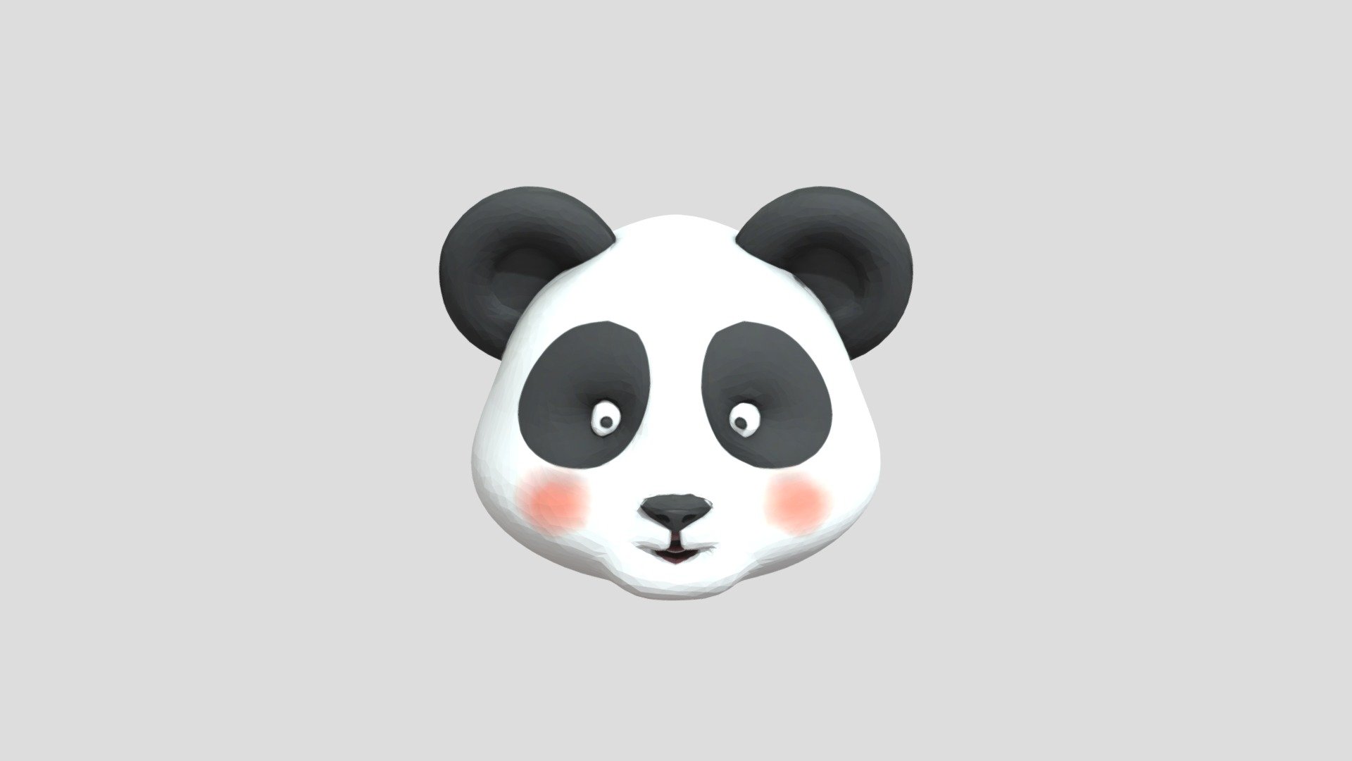 Low Poly Head - Panda - Fortnite - Download Free 3D model by XONNIC ...