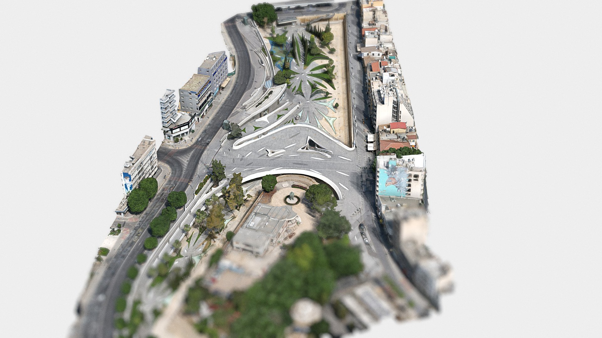 Eleftheria Square - Aerial Model - 3D model by inicosia_cyens [9a6259b ...