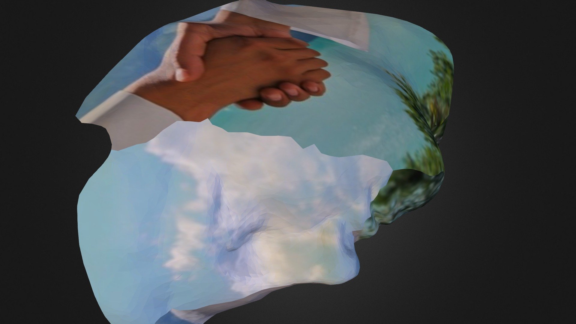 Handshake - 3D model by JoeHarvey [9a63e50] - Sketchfab