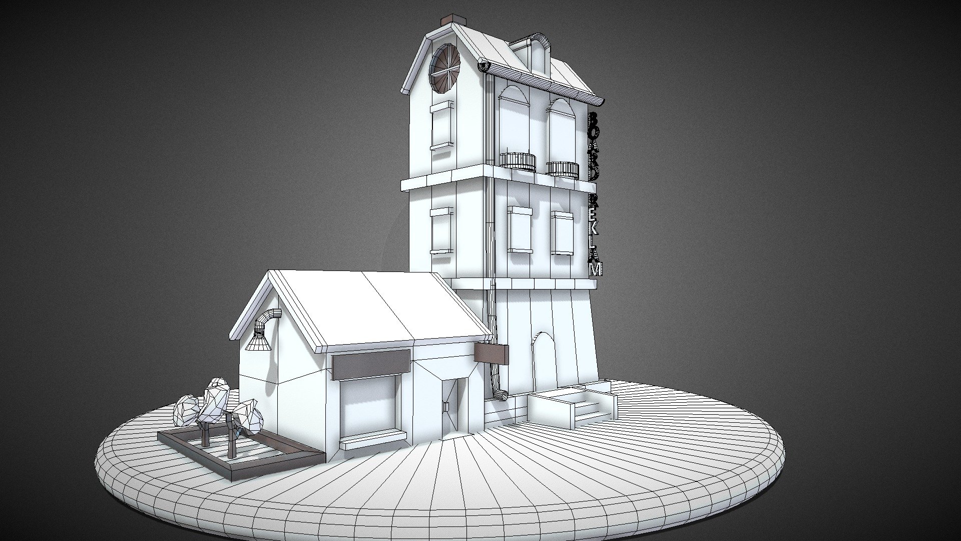 Low Poly Building - Download Free 3D model by 4DigitalARTS ...