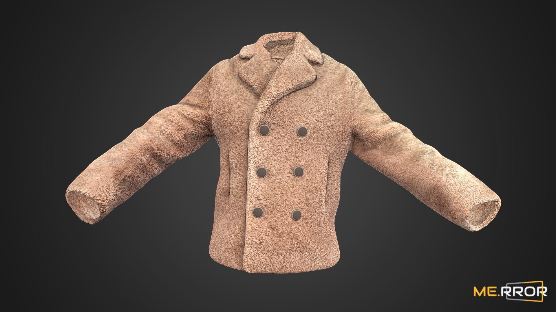 [Game-Ready] Brown Fur Coat - Buy Royalty Free 3D model by ME.RROR ...