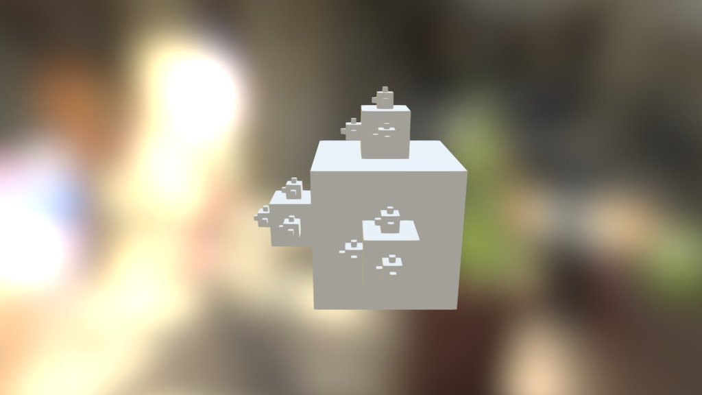3 Cubes Fractal - 3D model by dewreeez [9a6863c] - Sketchfab