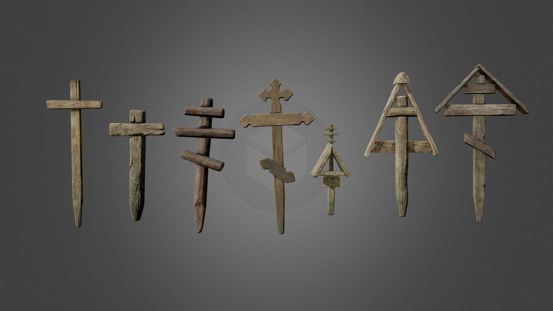 Cemetery cross - 3D model by Alexey (@17099) [9a6d965] - Sketchfab