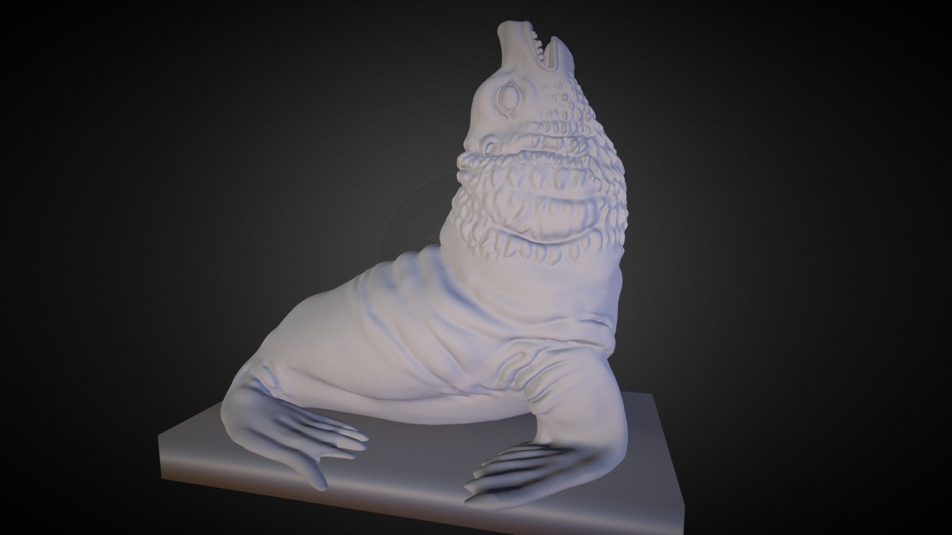 Lobo Marino - 3D model by Esteban Barreiro [Bankito] (@bankito ...