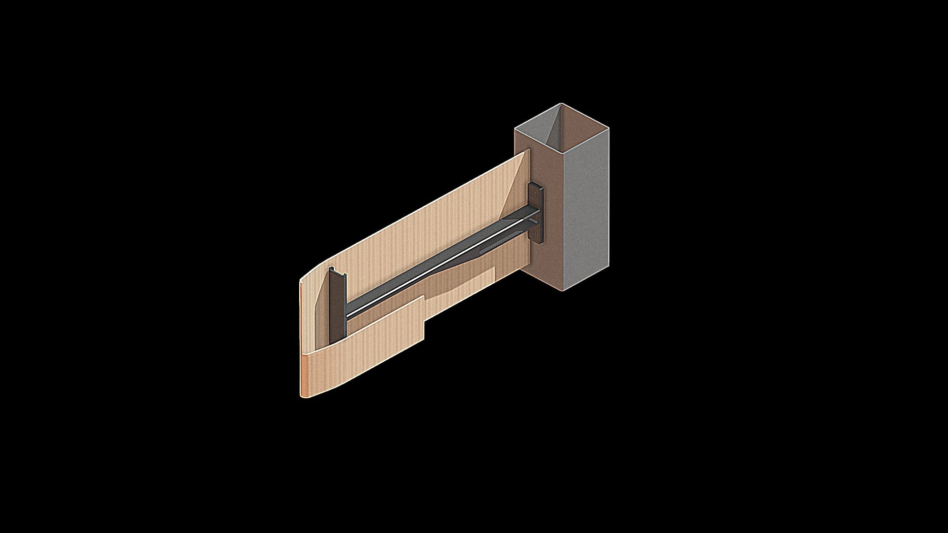 Louver support concept - 3D model by matte dw (@mattedw) [9a7091a ...