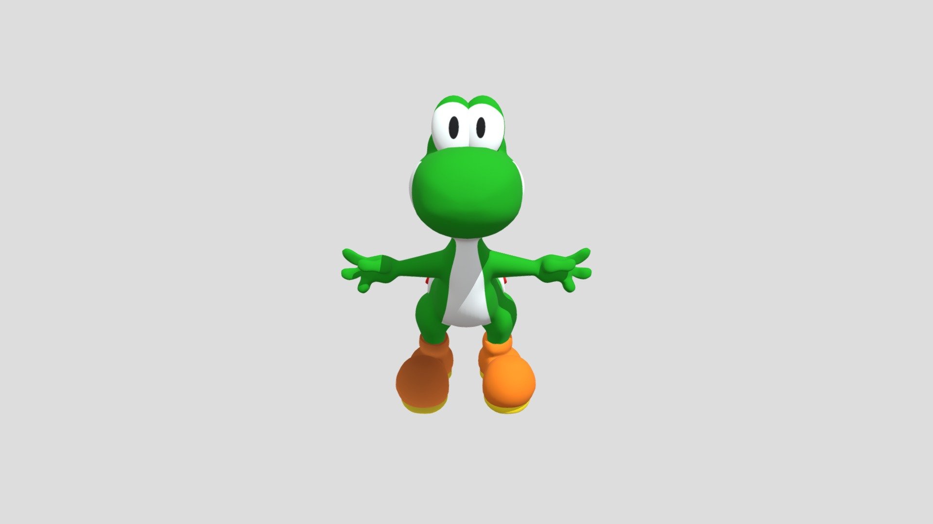 Yoshi - Download Free 3D model by CelsoMotta [9a7545d] - Sketchfab