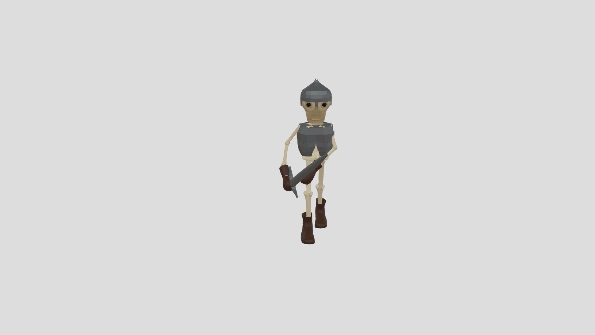 Skeleton Armored Swordsman Animated - Download Free 3D model by Haydn ...