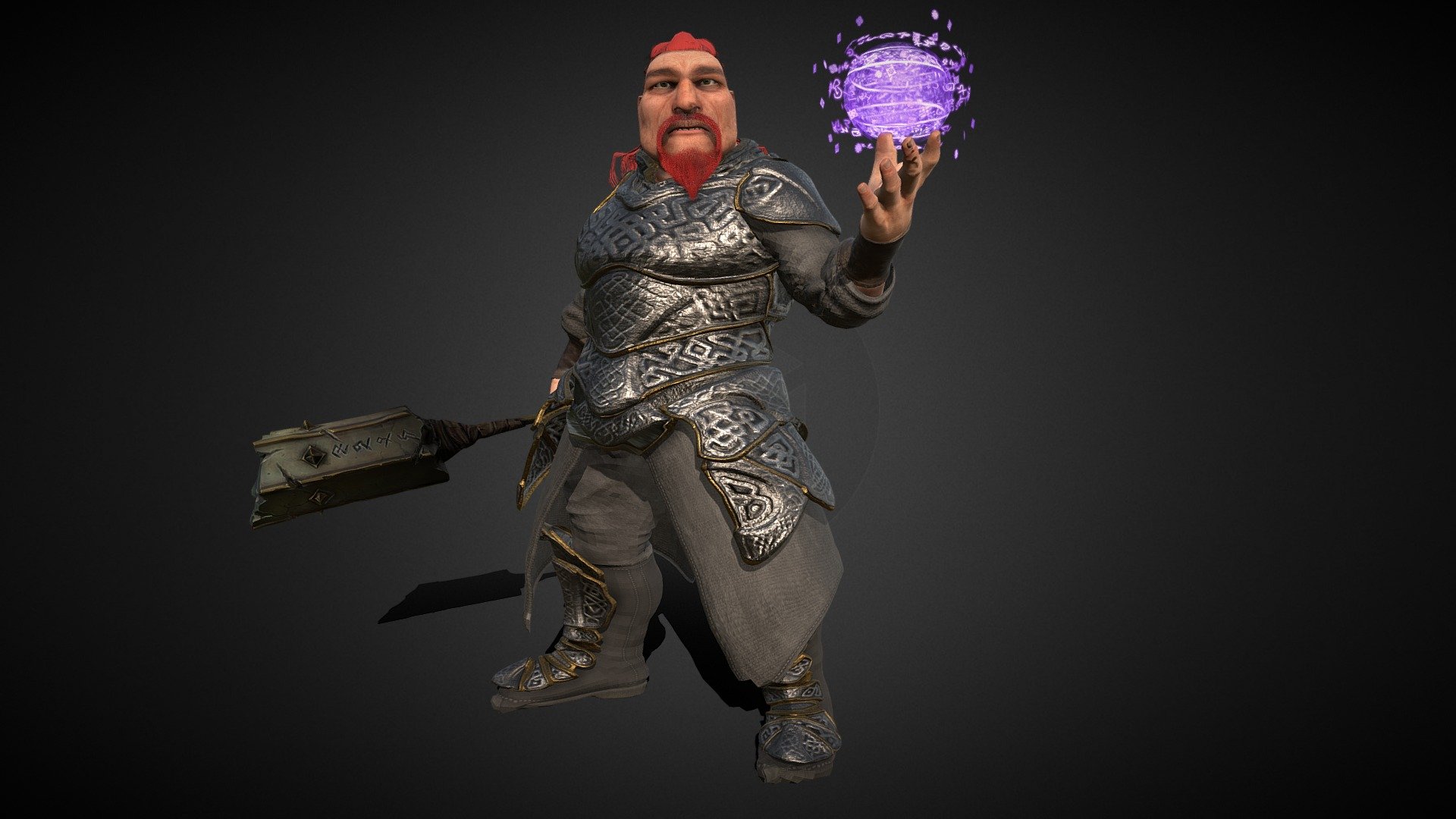 Dwarf Cleric - 3D model by Character Bestiary (@characterbestiary ...