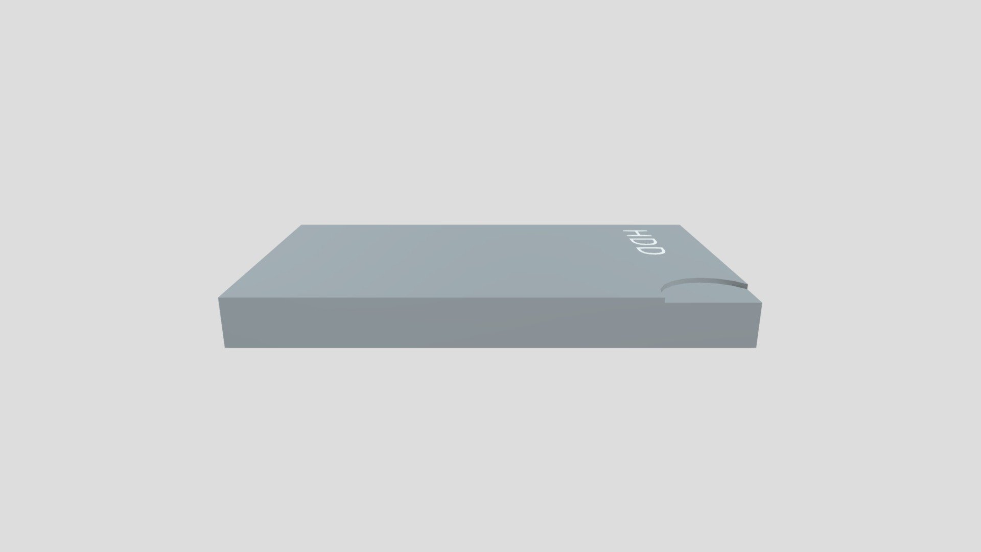 Simple HDD - Download Free 3D model by jaahoseoeooe [9a7e013] - Sketchfab