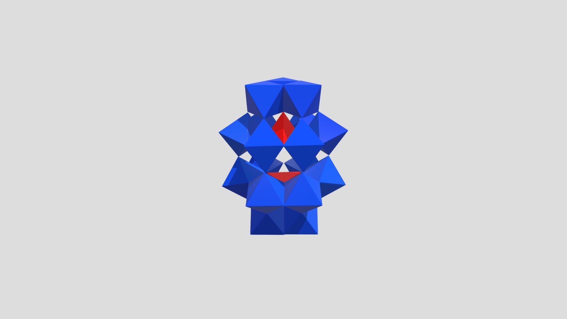 Wells Dawson polyoxometalate - Download Free 3D model by Kaufmany ...
