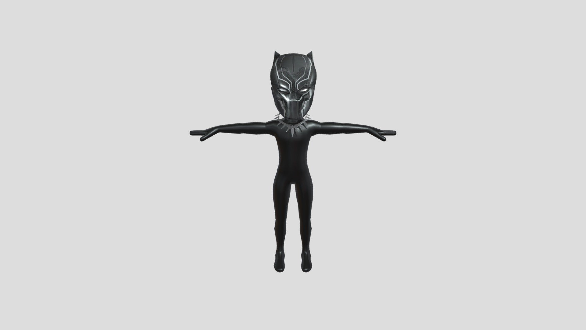 Black Panther (boy) - Download Free 3D model by moktadir [9a7f69e ...