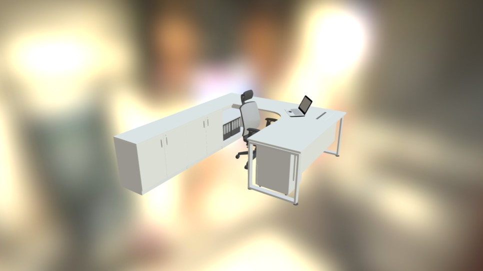 Manager's Table - 3D model by Kennnn [9a7fb92] - Sketchfab