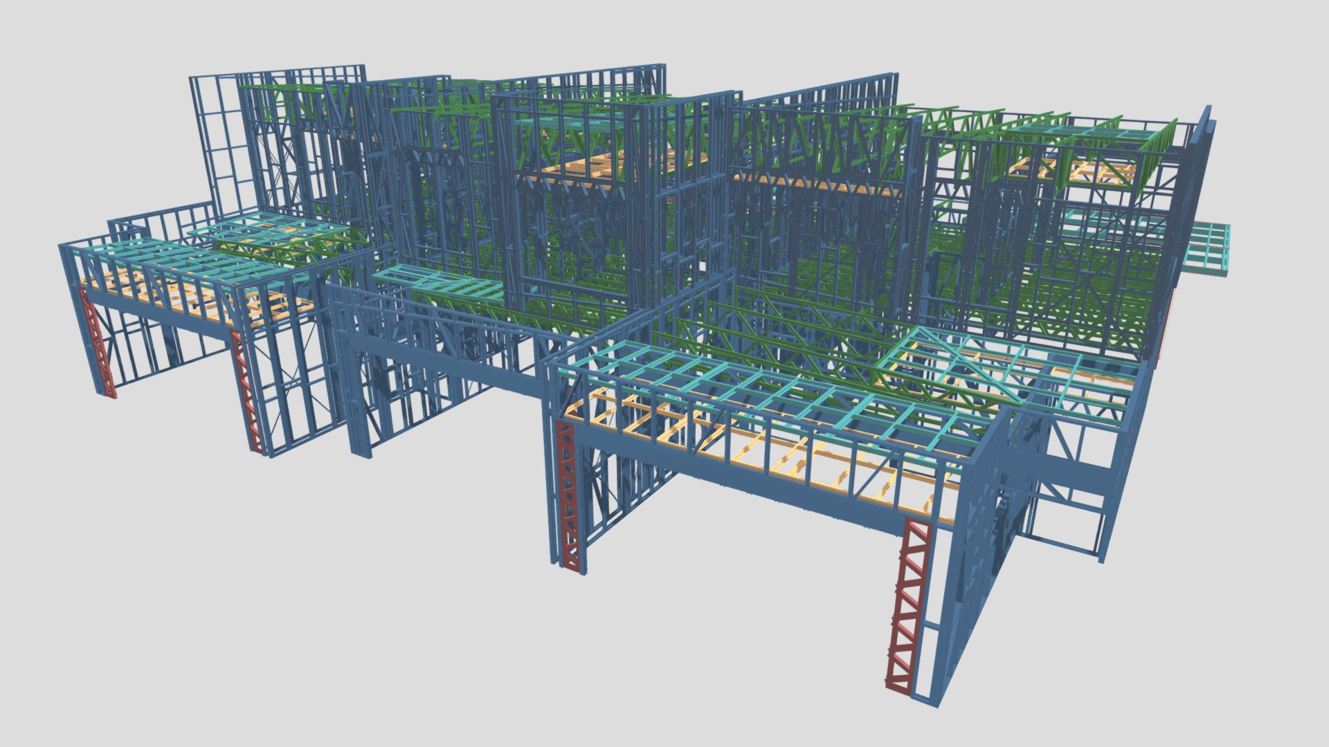 4779 - Building 25 Set- Out - 3D model by Australian Framing Solutions ...