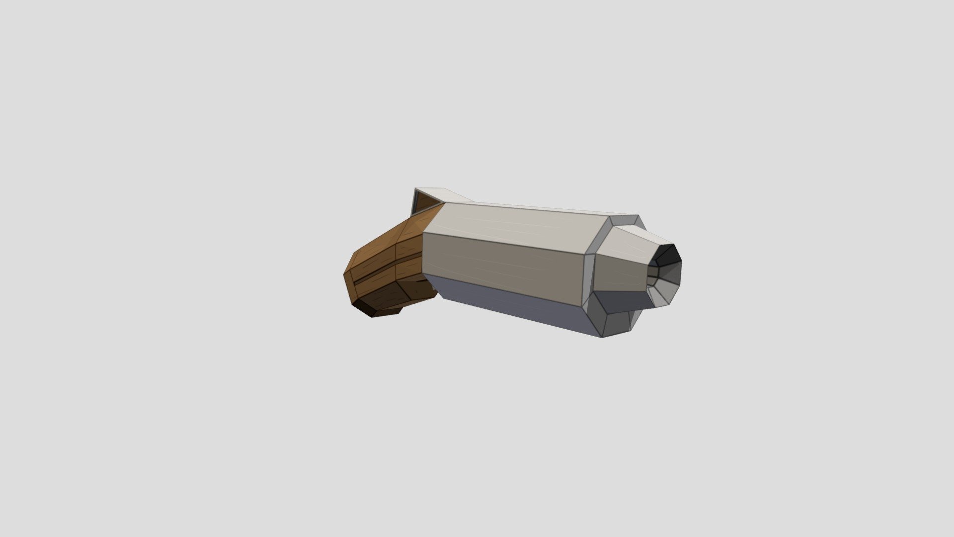 Simple Low Poly Gun - Download Free 3D model by light_unlighted ...
