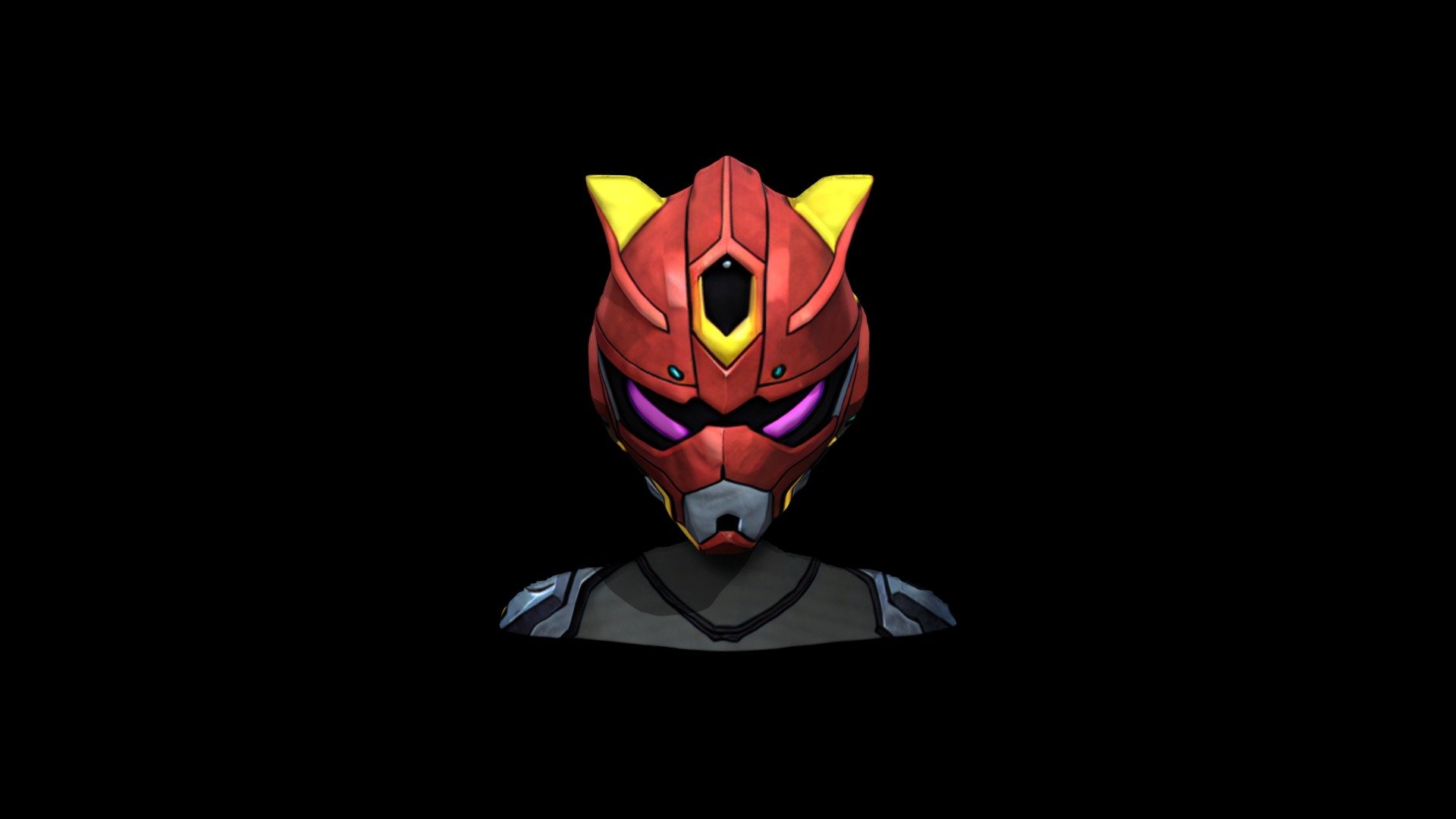 Helmet Mask Robot Cartoon 2227 - Download Free 3D model by klrxyz ...