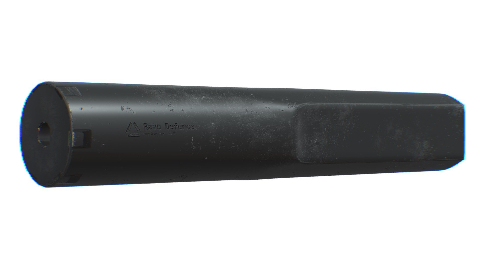 Low Poly Silencer with 4K textures - Game ready - Download Free 3D ...