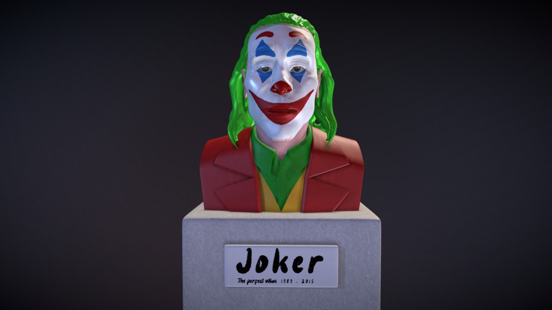 Stylized_joker - 3D model by Ayush.D.Rana (@AyushRana) [9a85bc7 ...