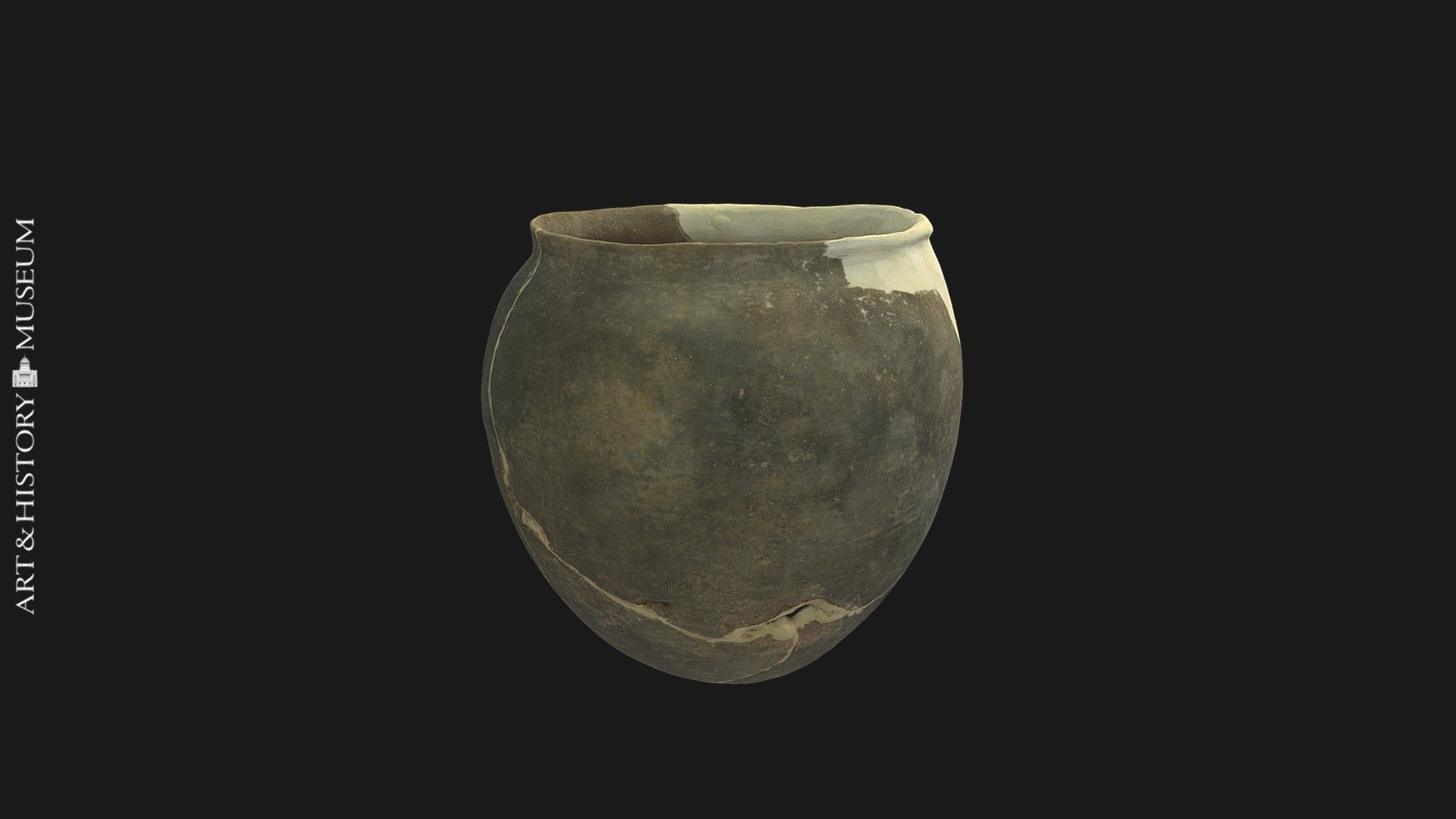 Egg-shaped pot with small opening & flaring rim - Download Free 3D ...