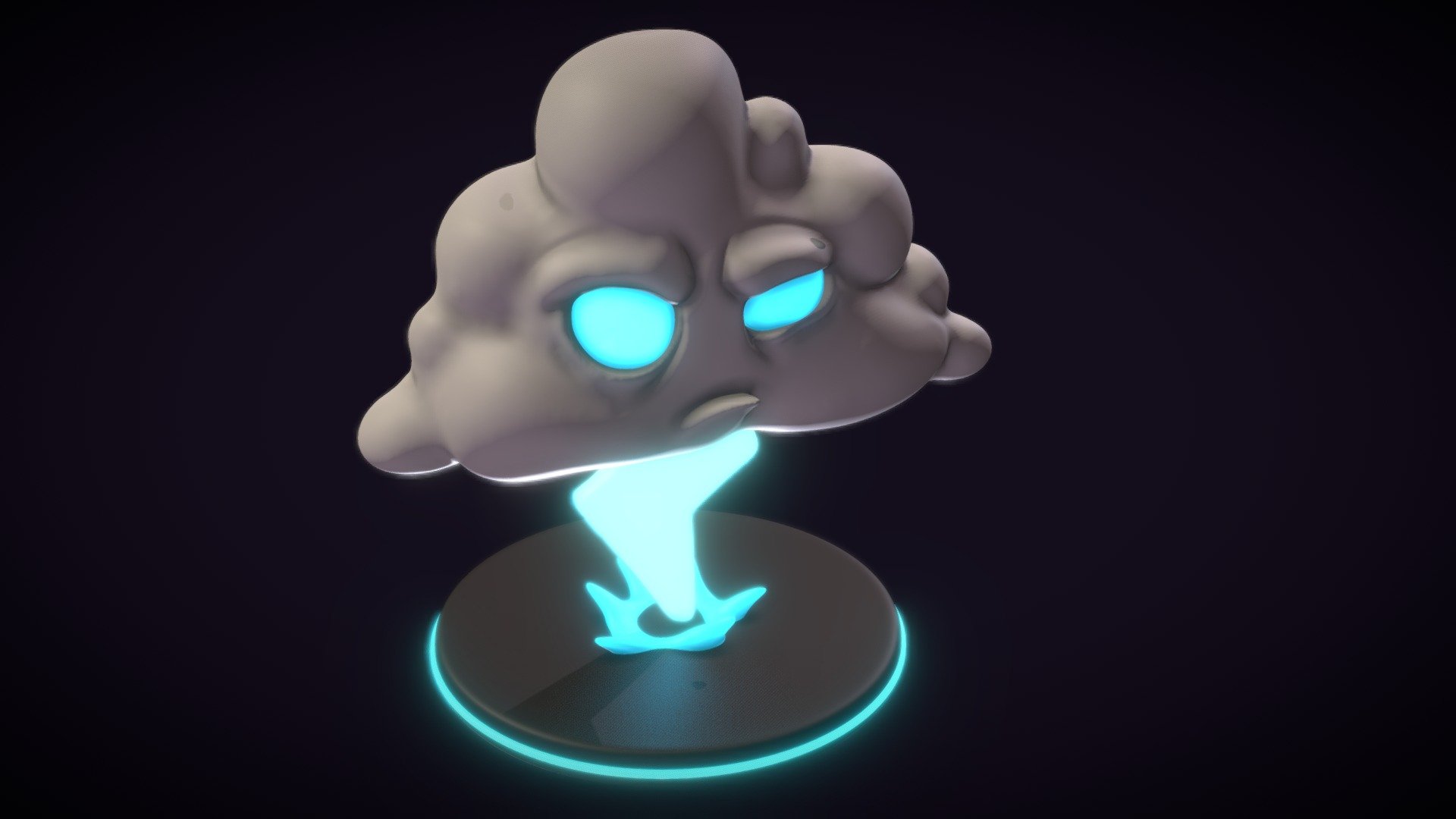 Cloud GUY - 3D model by chexclamation [9a88b1c] - Sketchfab