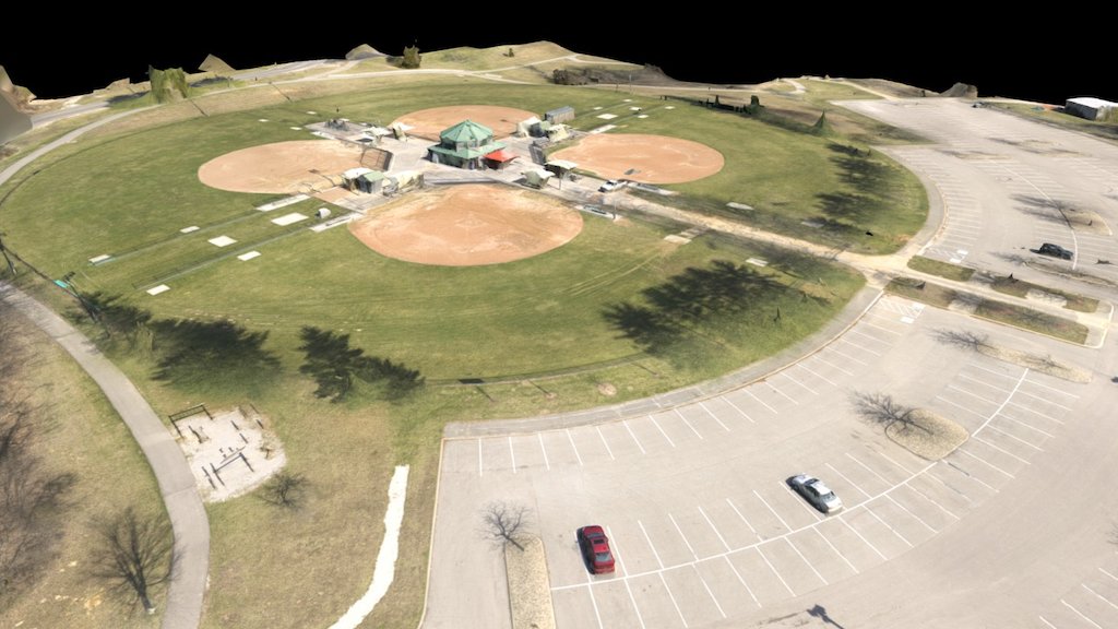 Baseball Diamonds - 3D model by Matthew Brennan (@matthewbrennan ...