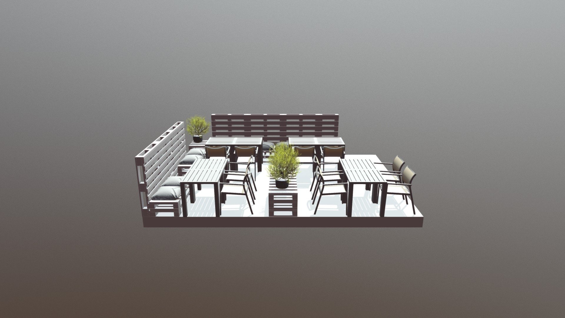 CF Summer Terrace - 3D model by Rosie.Romero [9a89983] - Sketchfab