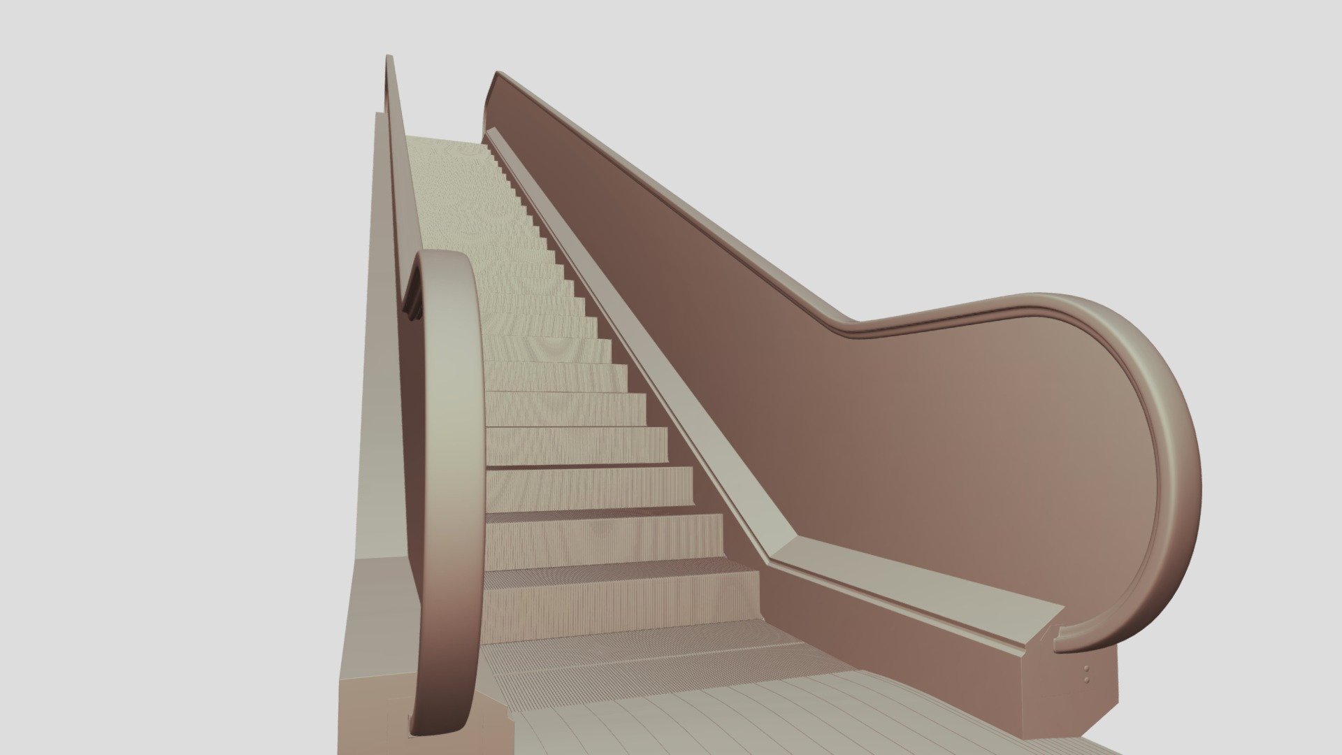 Electrical Stairs - escalator - Download Free 3D model by Masnour Ali ...