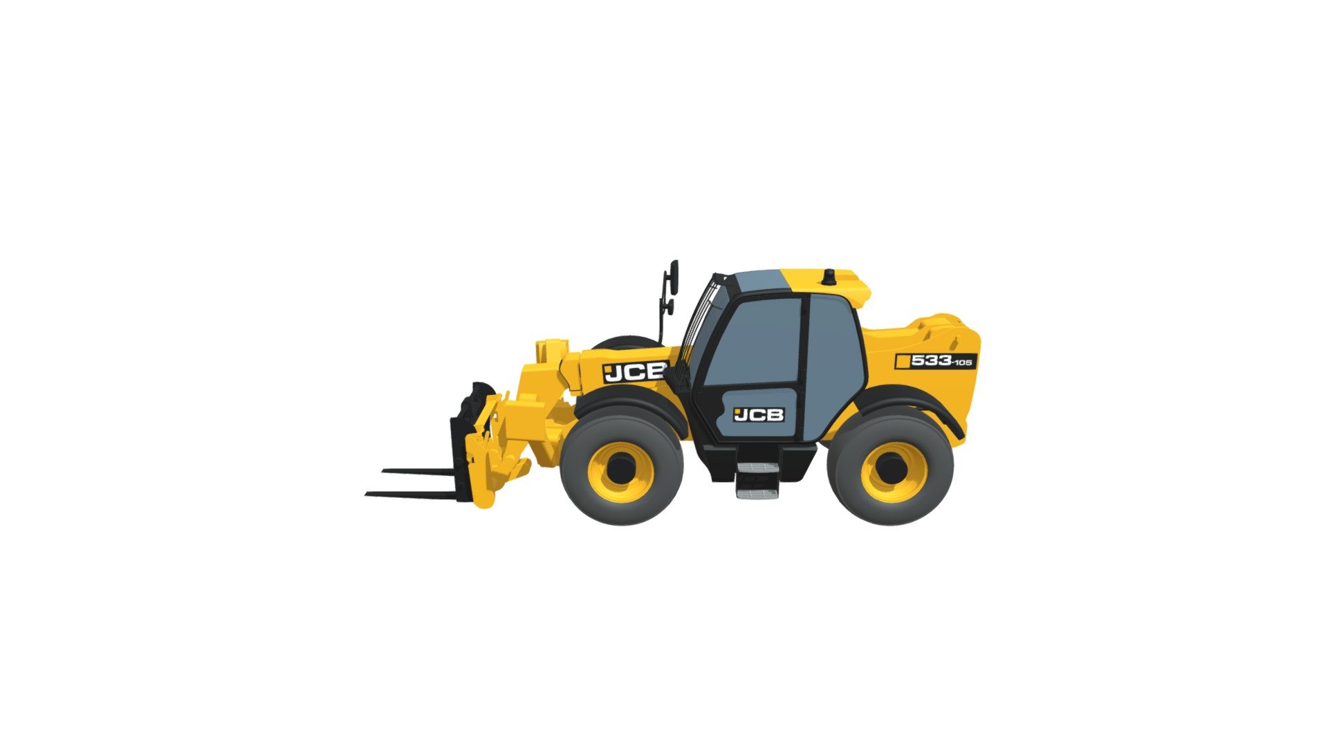 JCB - 533-105 - Loadall Telehandler - 3D model by bimstore (@Revitspace ...