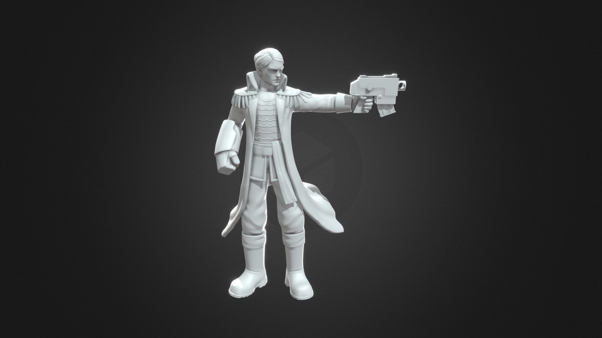 Warhammer Hero Male - 3D model by devakrishna.art [9a8dc46] - Sketchfab