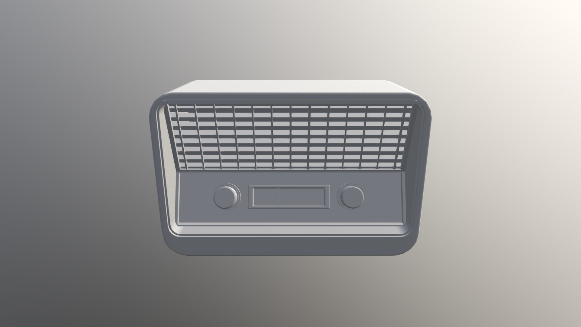 3d Radio - 3D model by Sajubhai [9a8dd5e] - Sketchfab
