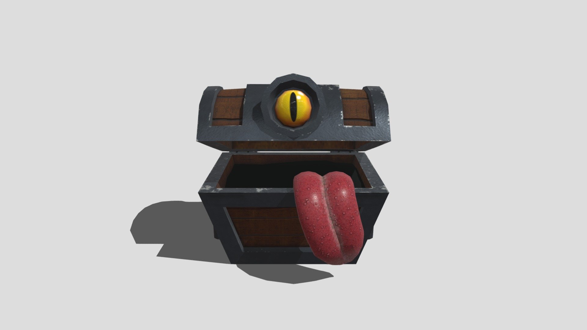 Mimic Chest - Download Free 3D model by Fuzzy (@Lil_Fuzz) [9a8e9e5 ...