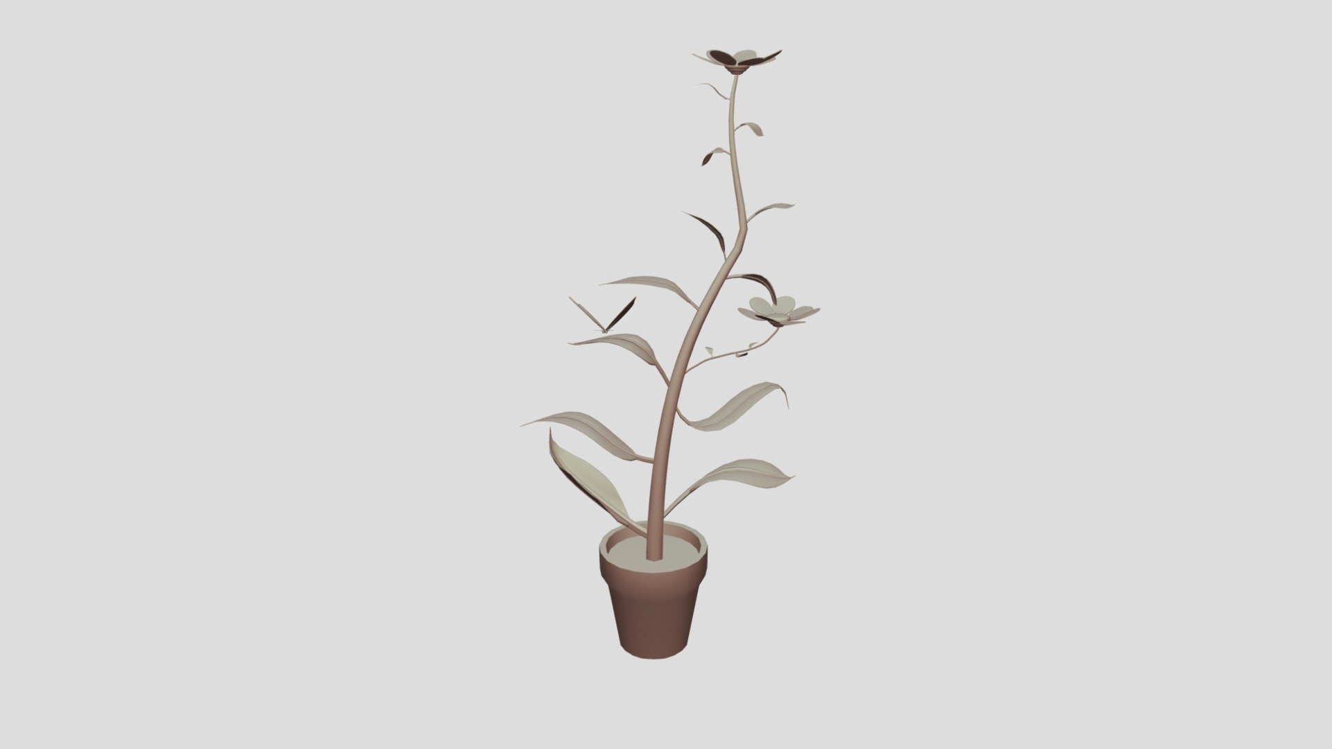 flower - 3D model by Eileena [9a8f858] - Sketchfab